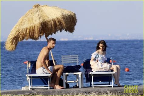 Lily Collins Kisses Jason Vahn During Pda Filled Trip To Italy Photo