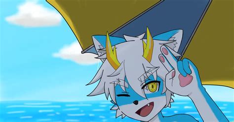 Furry 夏日海边 Kirin Lanのイラスト Pixiv