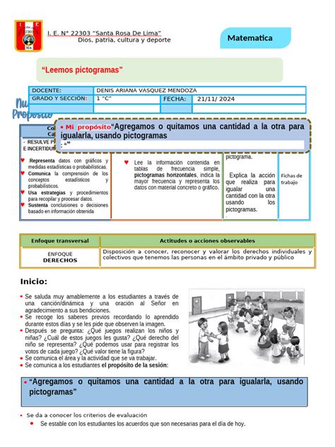 Mat Pictogramas Pdf Estadísticas Información