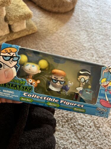 Vintage Dexters Laboratory Deedee Mandark Cartoon Network 2000 Pvc