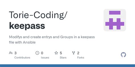 Github Torie Coding Keepass Modifys And Create Entrys And Groups In