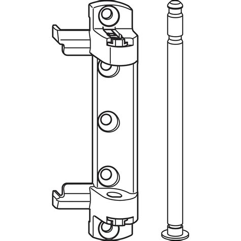 WINKHAUS Scherenlager SL HW 18 12 12 18 9V 13V 130 Kg Falzband Silber