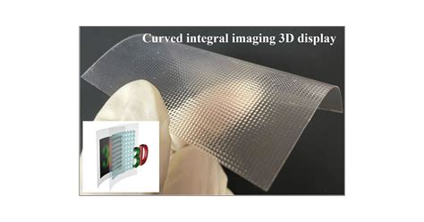 large area and rapid fabrication of a microlens array on a flexible