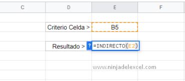 Cómo usar la Función INDIRECTO en Google Sheets Ninja del Excel