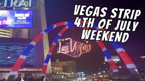 Full Las Vegas Strip Night Drive 4th Of July Weekend Vegas Strip