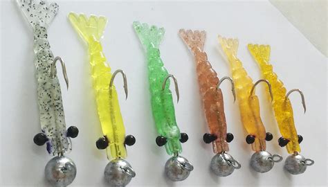 Camarão Artificial Jig Head Melhor Isca Artificial Para Robalo