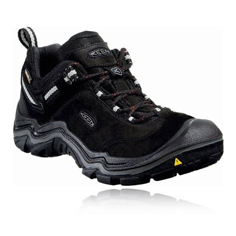 Keen Wanderer Mid Mens Black Waterproof Outdoors Walking Hiking Shoes