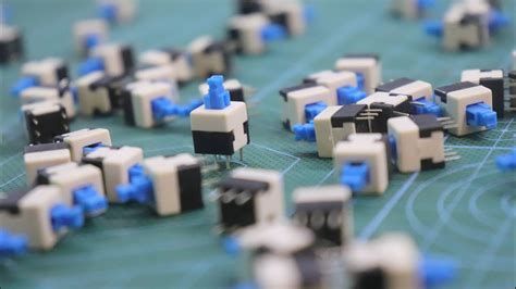 How To Use 6 Pins 8x8 Mm Self Locking DPDT Push Pull Switch YouTube