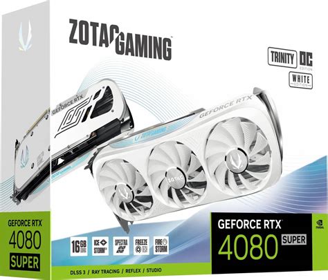 Zotac Gaming Geforce Rtx 4080 Super Trinity Oc Graphics Card 16gb Gddr6x 256 Bit Memory 2565