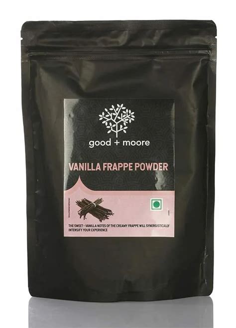 Goodandmoore Vanilla Frappe Powder Instant Powdered Coffee Drink Mix