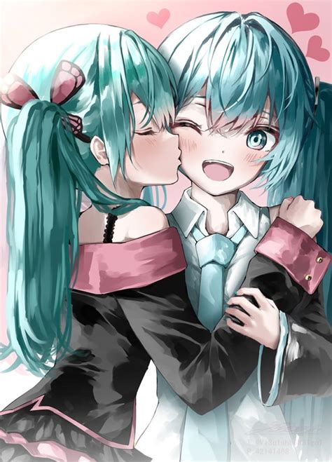 Miku Kissing Vocaloid Kiss  Vocaloid Kiss Friends S