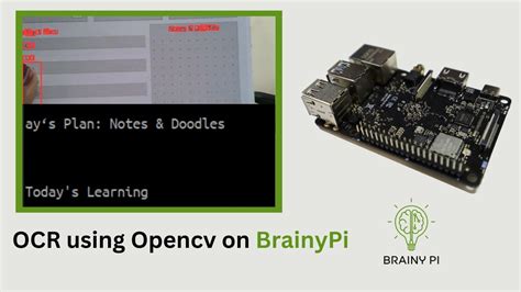 Ocr Using Opencv On Brainy Pi Brainy Pi