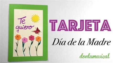 Día De La Madre Tarjeta Muy Fácil Manualidades