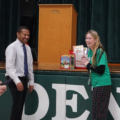 Rock Island Denkmann Elementary Teacher Selected Grant A Wish Educator