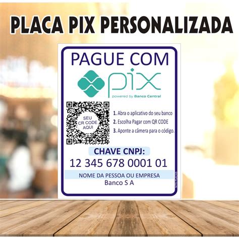 PLACA PIX PERSONALIZADA QR CODE Plaquinha Pix Casamento Lua De Mel Shopee Brasil