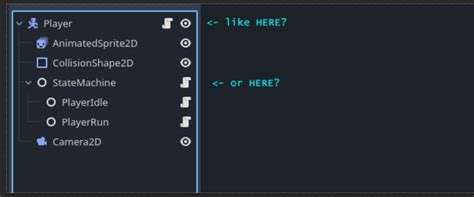 Godot State Machine Script Placement Confusion Player Node Setup R Godot