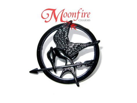 The Hunger Games Mockingjay Part 1 Black Mockingjay Pin Badge Hunger