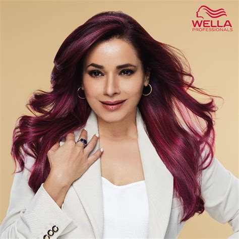 Neelam Kothari Flaunts Her Magnificentpink Tresses For The Kromatic 2 0 Collection