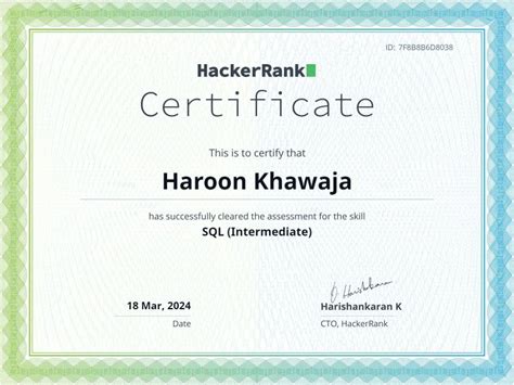 Haroon Khawaja On Linkedin Im Happy To Share That Ive Obtained A New Certification From