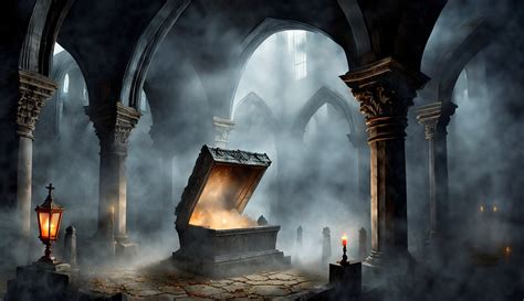 Download Ai Generated Coffin Crypt Royalty Free Stock Illustration Image Pixabay