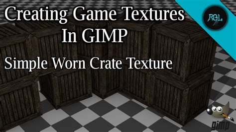 Creating Game Textures In Gimp Simple Worn Crate Texture Ps1 Ps2
