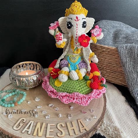 Crochet Doll Pattern Lord Ganesha Guichai Dolls Pattern Amigurumi