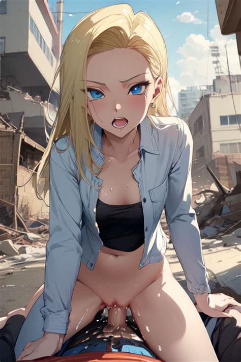Rule 34 Ai Generated Aigeneratedp Android 18 Clothing Cowgirl Position Dragon Ball Dragon Ball