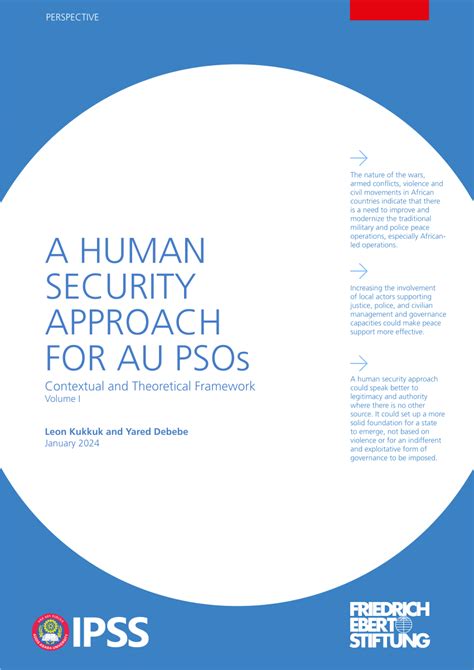 Pdf A Human Security Approach For Au Psos Contextual And Theoretical Framework Volume I