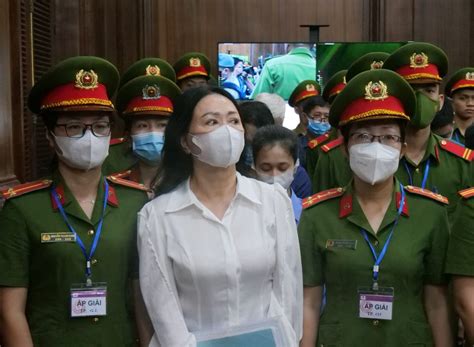 Hình ảnh bị cáo Trương Mỹ Lan và phiên tòa xét xử vụ án Vạn Thịnh Phát