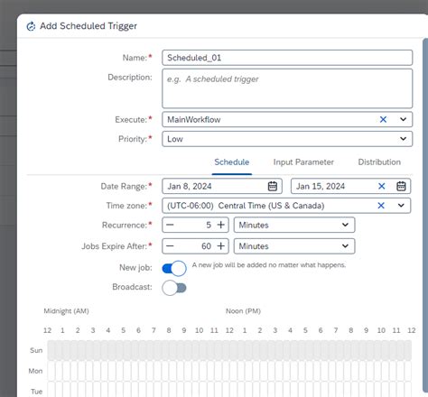 How To Add Time Trigger For Sap Build Process Auto Sap Community