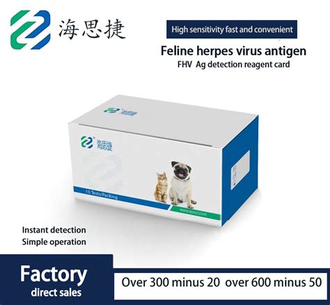 Feline Herpes Virus Fhv Ag Test Kit Colloidal Gold China Fhv Ag And