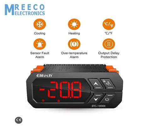 Stc 1000x Upgrade Temperature Controller 220v Digital Thermostat Elitech In Pakistan