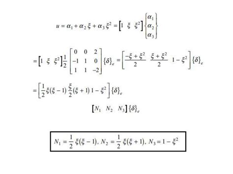 shape functions of 1d and 2 d rectangular elements pptx
