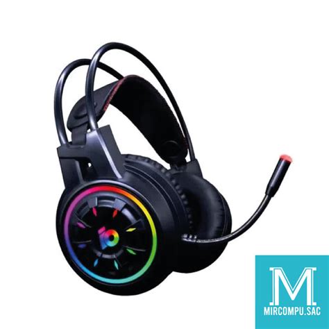 Audifono Con Microfono Gamer Rgb Black Phantom Mircompu Sac
