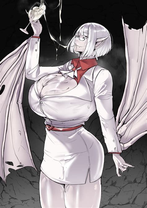 Rule 34 1girls Albino Arm Wings Bat Girl Bat Wings Big Breasts Busty Character Request