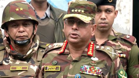 El Jefe Del Ejército De Bangladesh Garantiza La Seguridad De Los