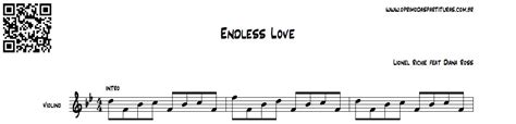 Partitura Endless Love Violino O Primo Das Partituras