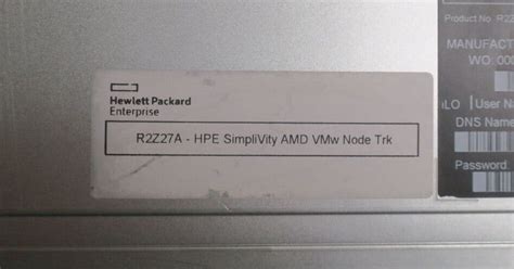 Hpe Simplivity 325 Amd 16c Epyc 7302p 3ghz 256gb Ram 10x Sas Bay 1u Rack Server