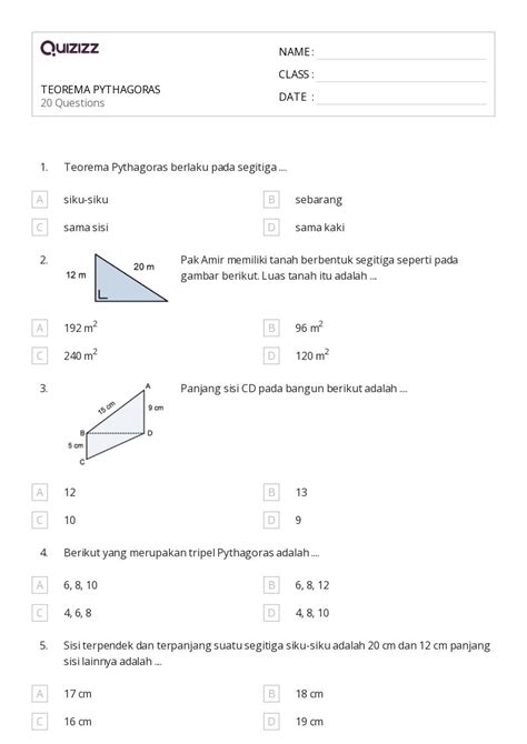 50 Lembar Kerja Teorema Binomial Untuk Kelas 12 Di Quizizz Gratis