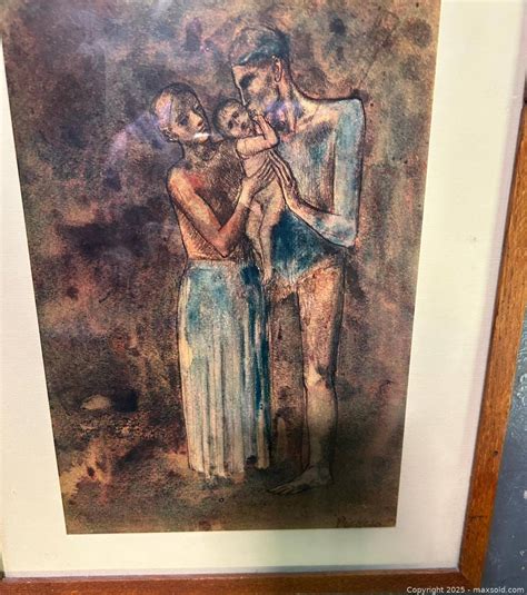 Picasso “la Famille” Framed Print Maxsold
