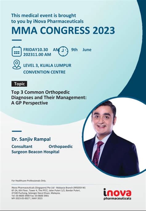 Dr Sanjiv Rampal Orthopaedic Consultant Kuala Lumpur Presents At