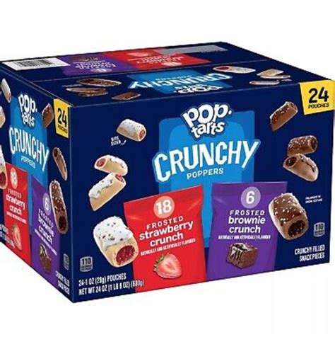 Kelloggs Pop Tarts Crunchy Poppers 1oz28g Pack Of 24 American Candy