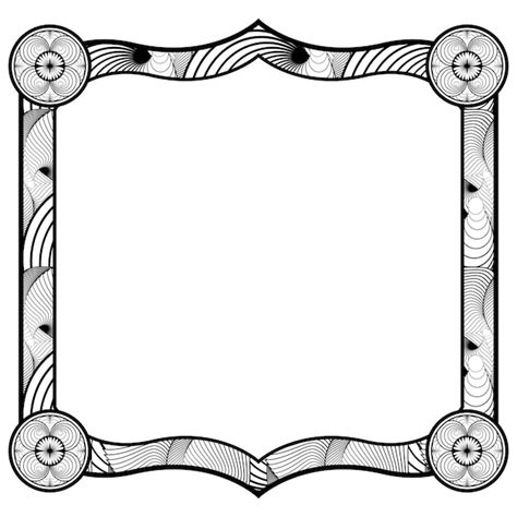 추상 테두리 검은색과 흰색 줄무늬의 조합으로 무언가 형성 프리미엄 벡터