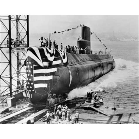 Launch Of The Nuclear Submarine Seawolf Class Submarine Groton