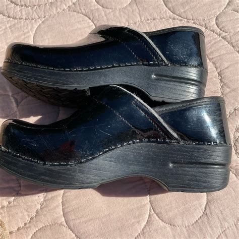 Black Patent Dansko Clog Gem