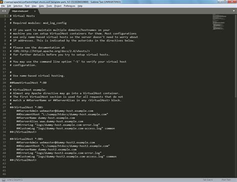 Смена доменного имени в Xampp Настройка нового хоста Часть 2