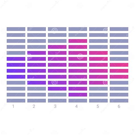 Modern Data Visualization With Colorful Gradient Bars Representing Data