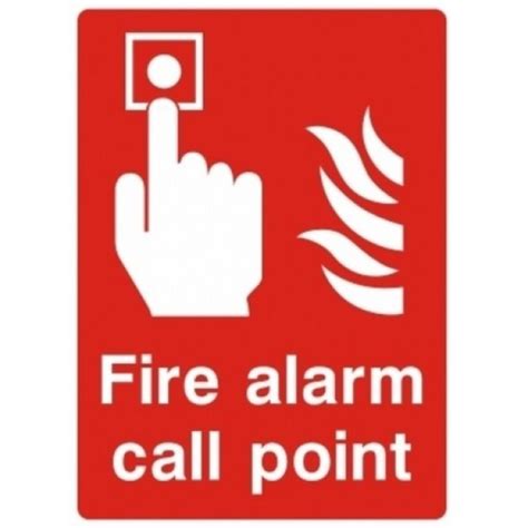 Fire Alarm Call Point Sign 200mm X 300mm Photoluminescent