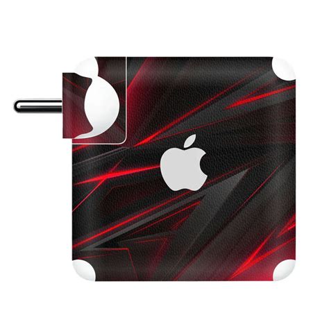 Shop Grey Red 3d Abstract Charger Skin Buy Online Now Skinslegend