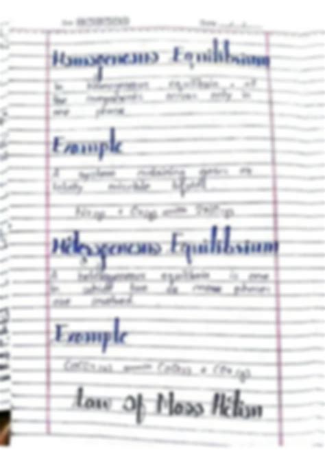 Solution Chemical Equilibrium Topic Fully Explained Studypool